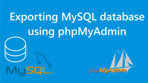 How to export MySQL database using phpMyAdmin - Shujaa Host